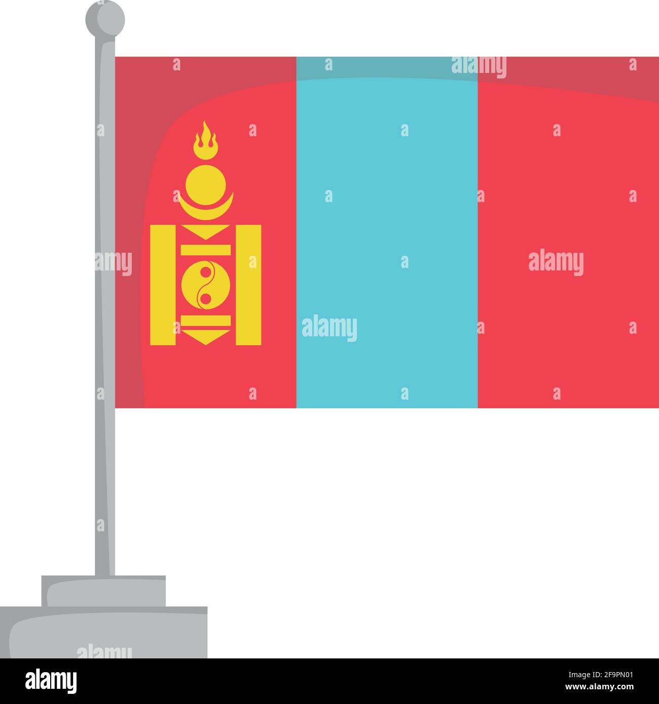 Flag vector nation mongolia High Resolution Stock Photography and ...