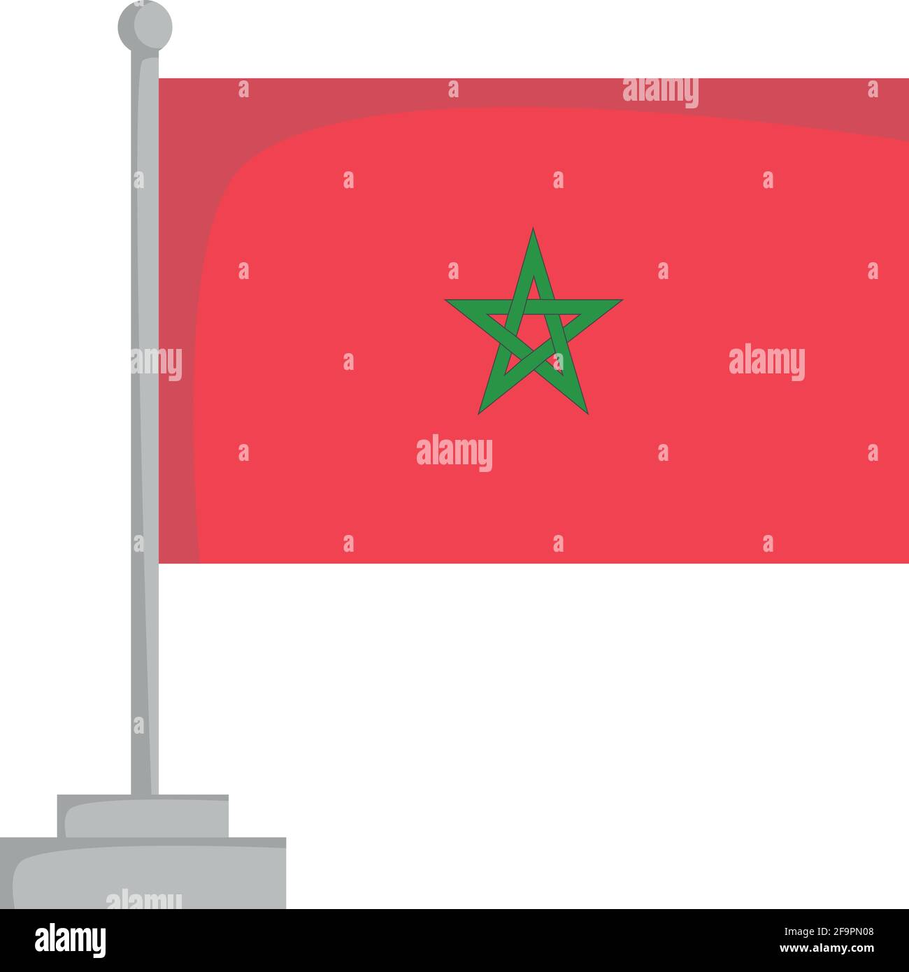 Morocco state flag hi-res stock photography and images - Alamy