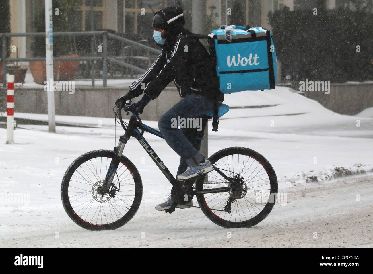 Wolt delivery service hi-res stock photography and images - Alamy