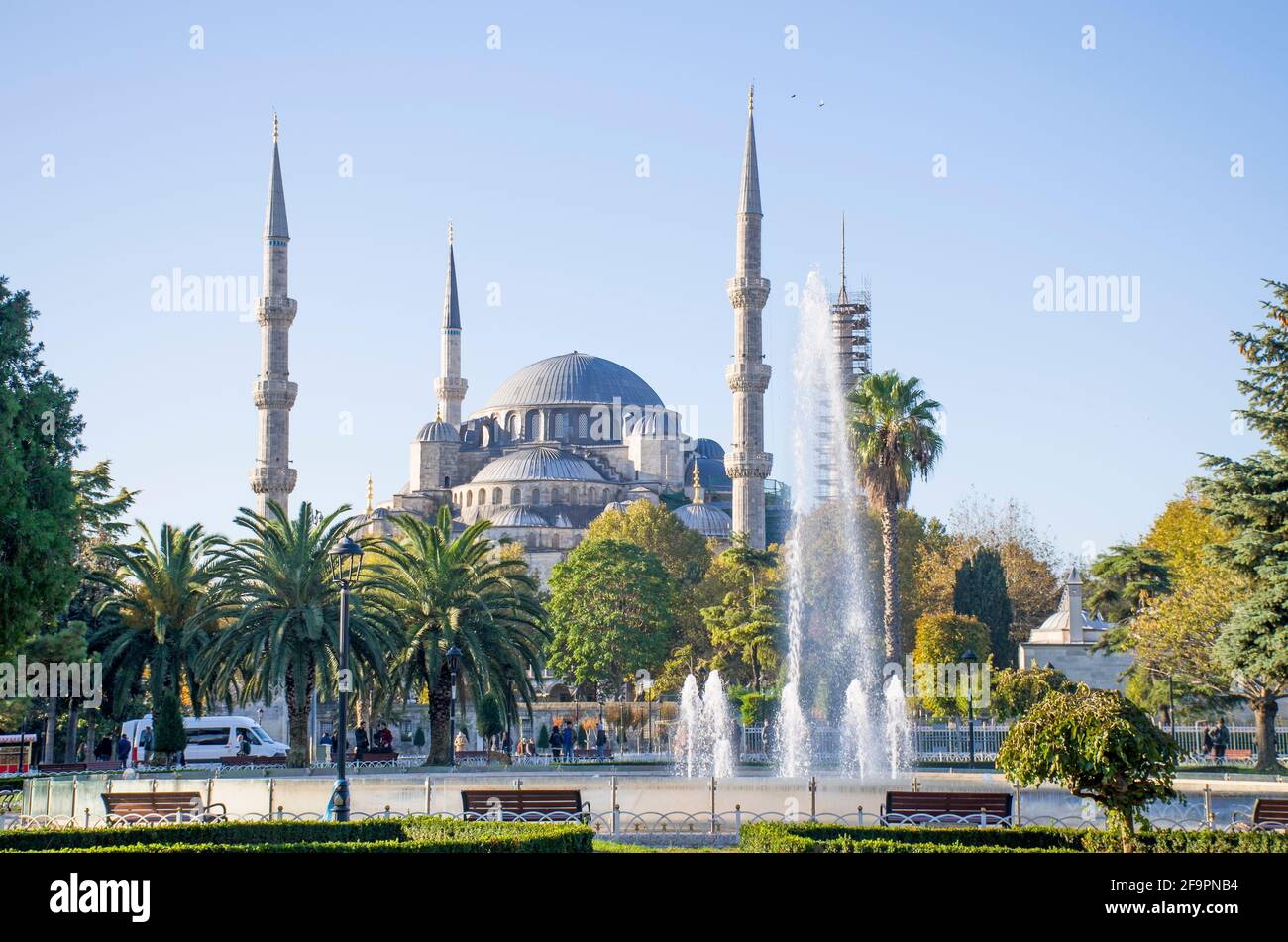 Blue Mosque in Istanbul Square Stock Photo - Alamy