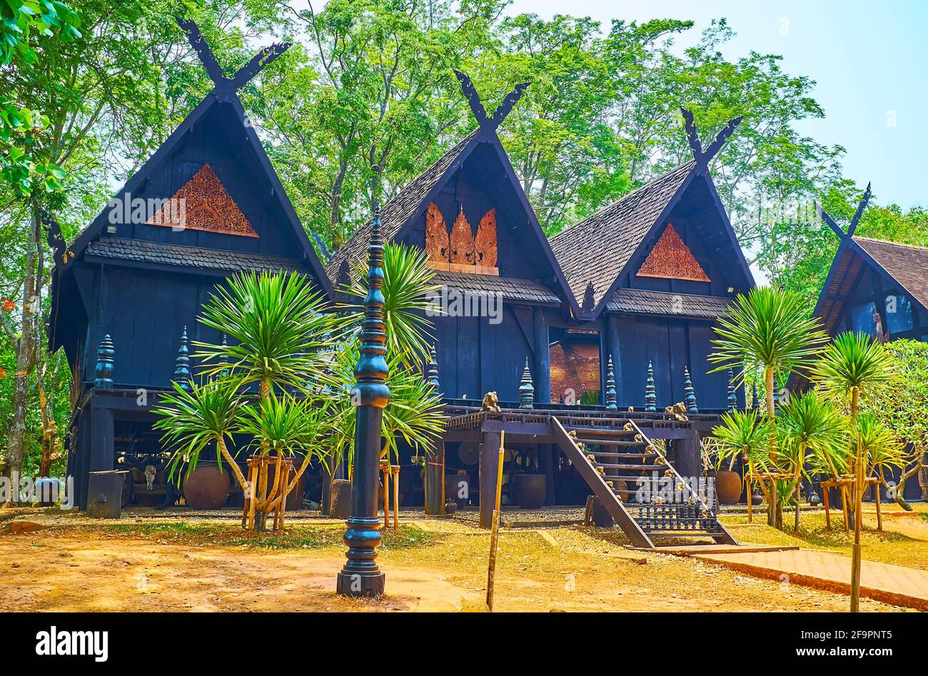 Triplets black house hi-res stock photography and images - Alamy