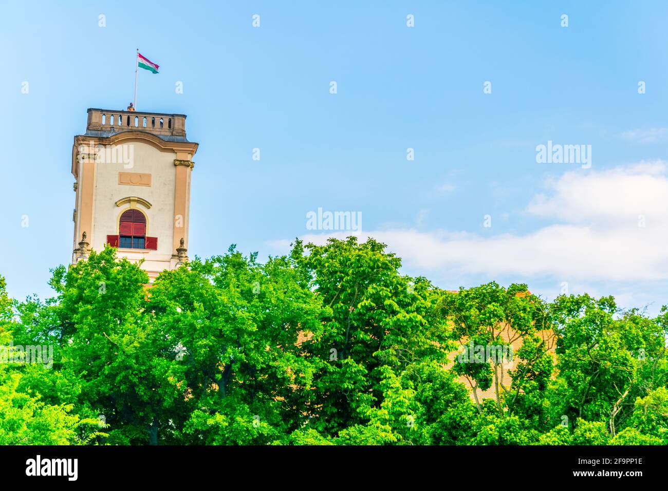 View of the bishop castle in the hungarian city gyor Stock Photo - Alamy