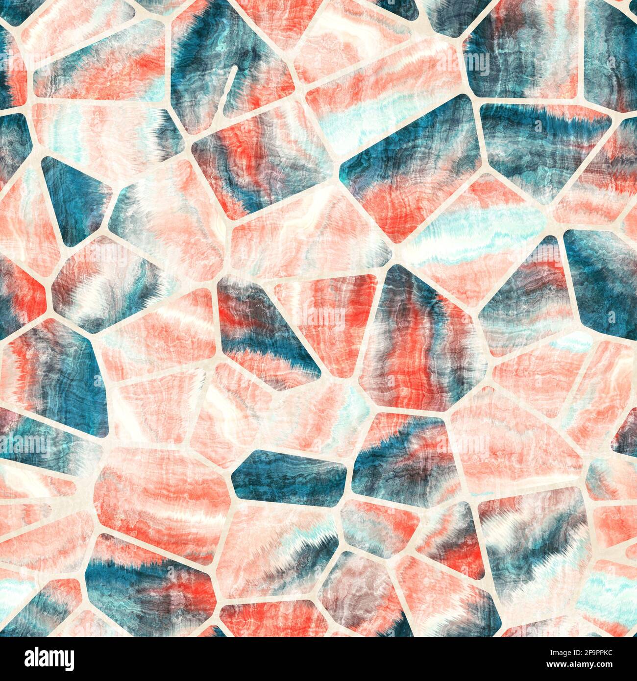 Seamless geo tile shape collage surface pattern Stock Photo - Alamy