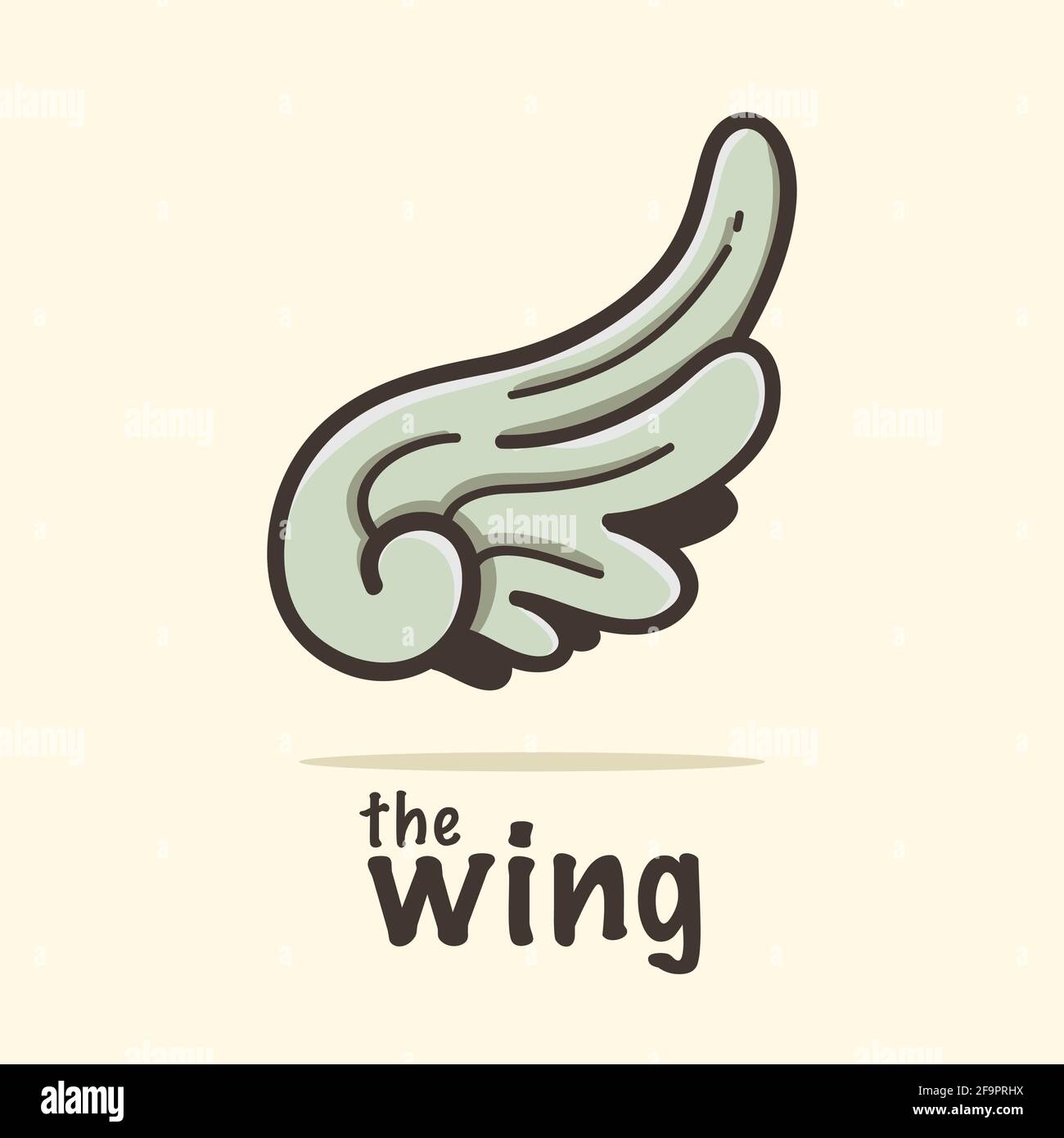 vector logo the wing Stock Vector Image & Art - Alamy