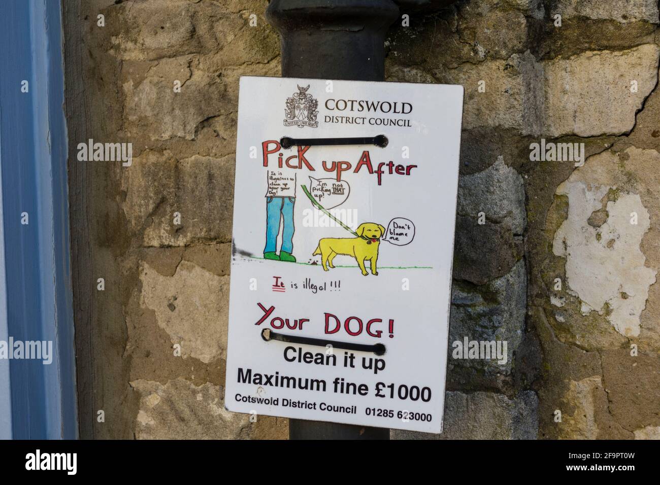 Council warning sign hi-res stock photography and images - Alamy