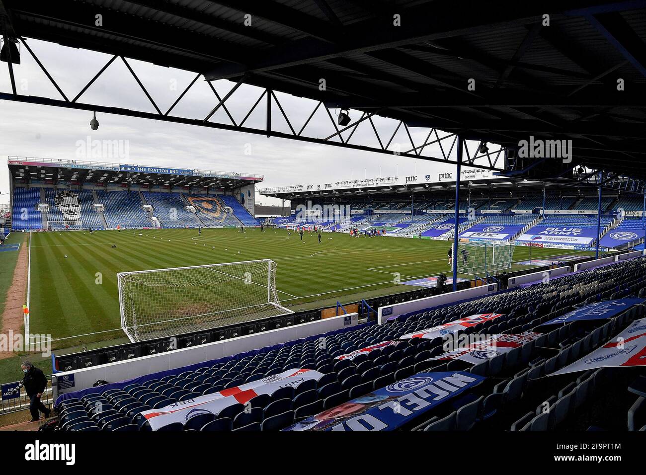 A general view of fratton park hi-res stock photography and images - Alamy