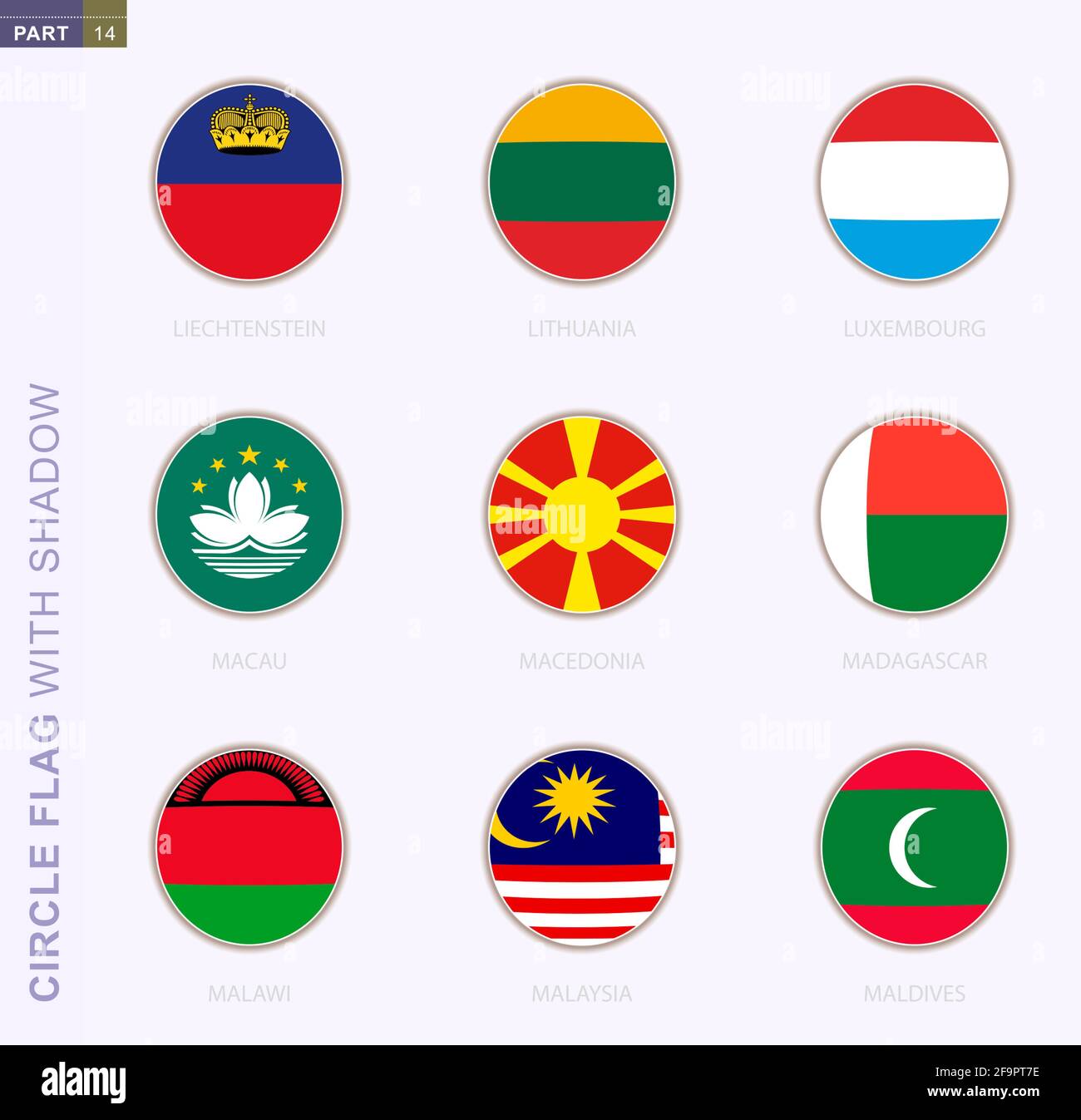 Nine countries Stock Vector Images - Alamy