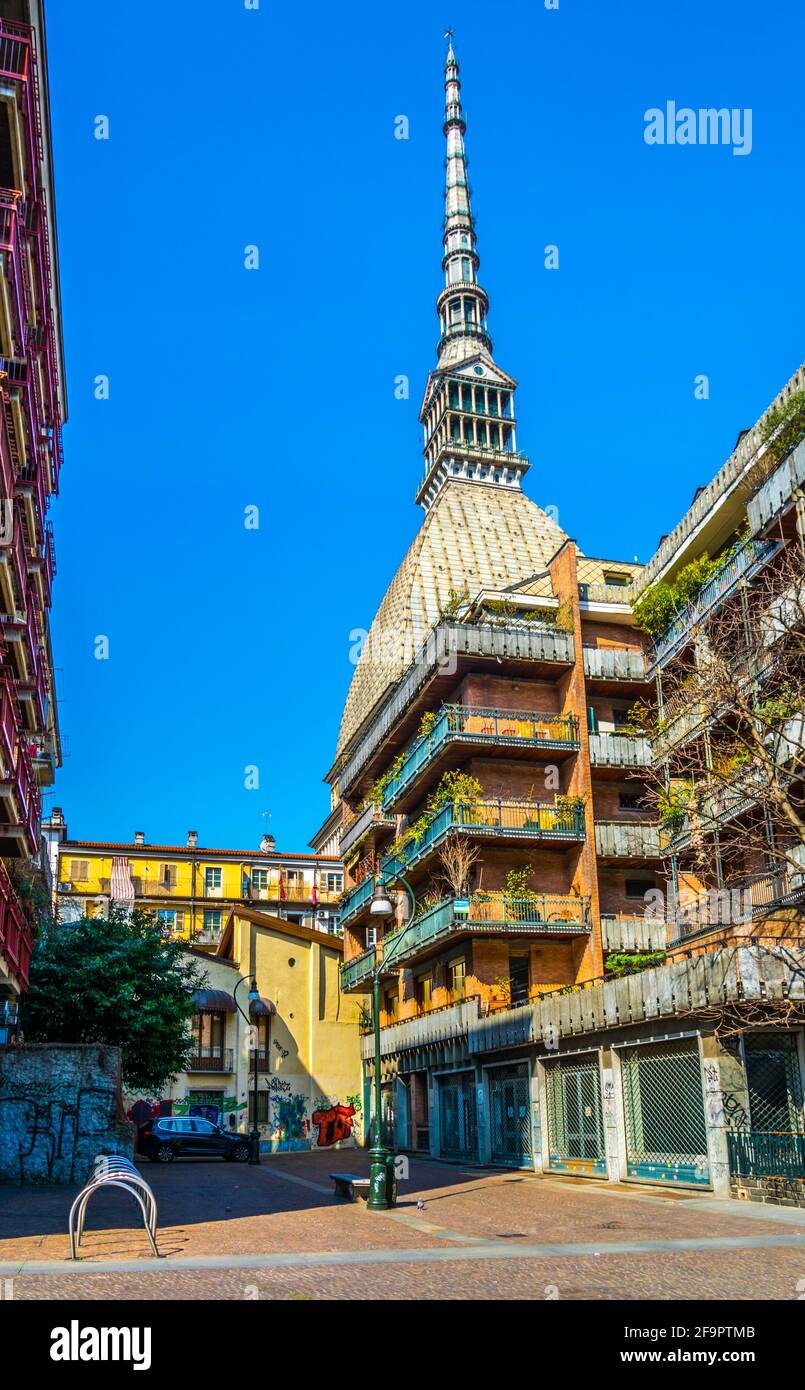 view of the mole antonelliana which is the most famous landmark of the ...