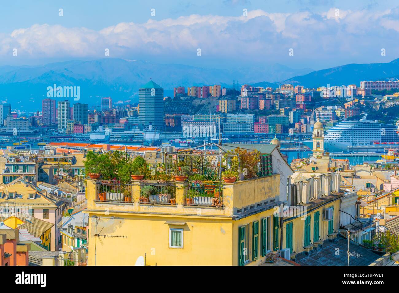 Aerial view dense historic center hi-res stock photography and images ...