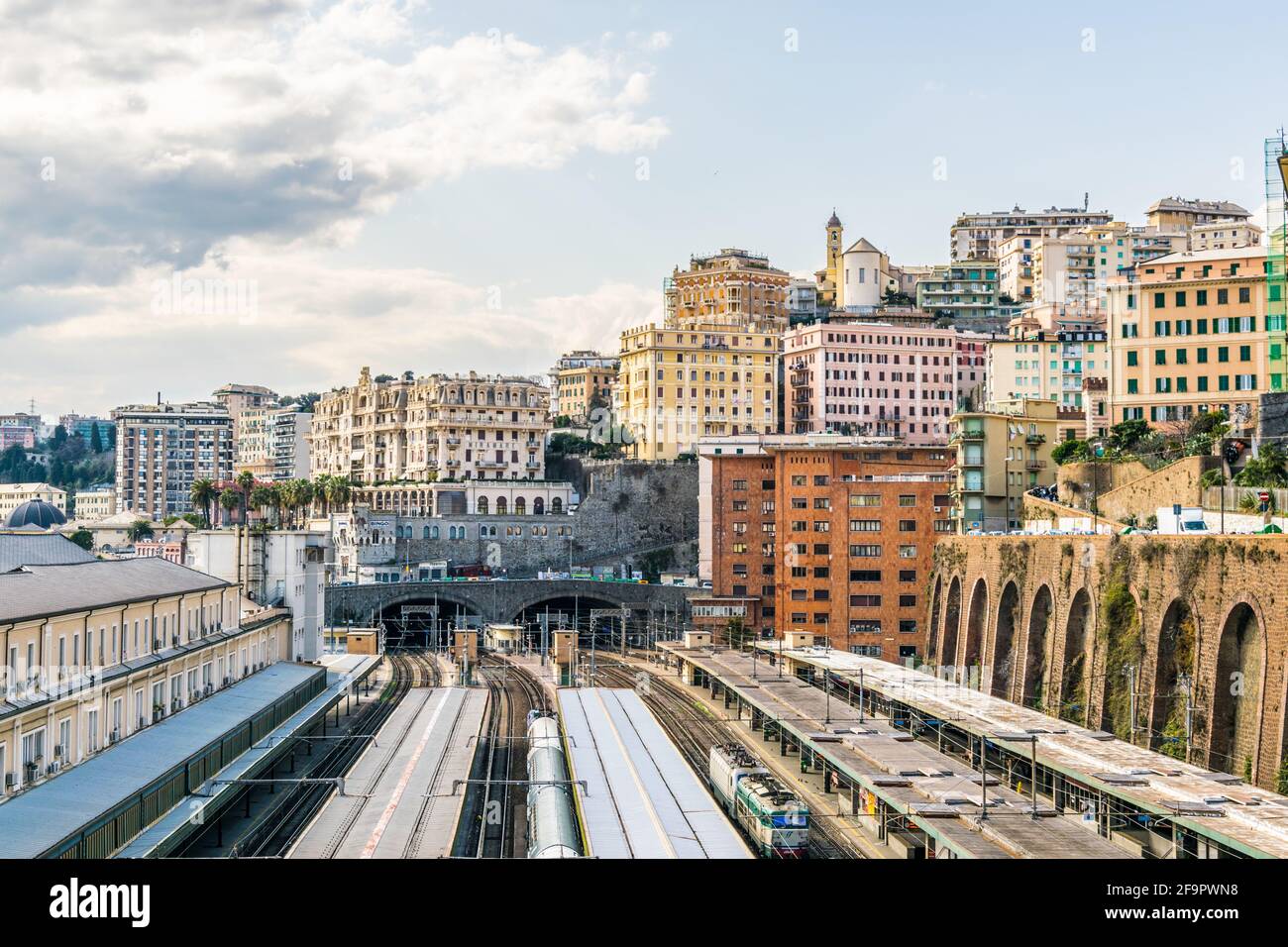 Italian railroad aerial view hi-res stock photography and images - Alamy