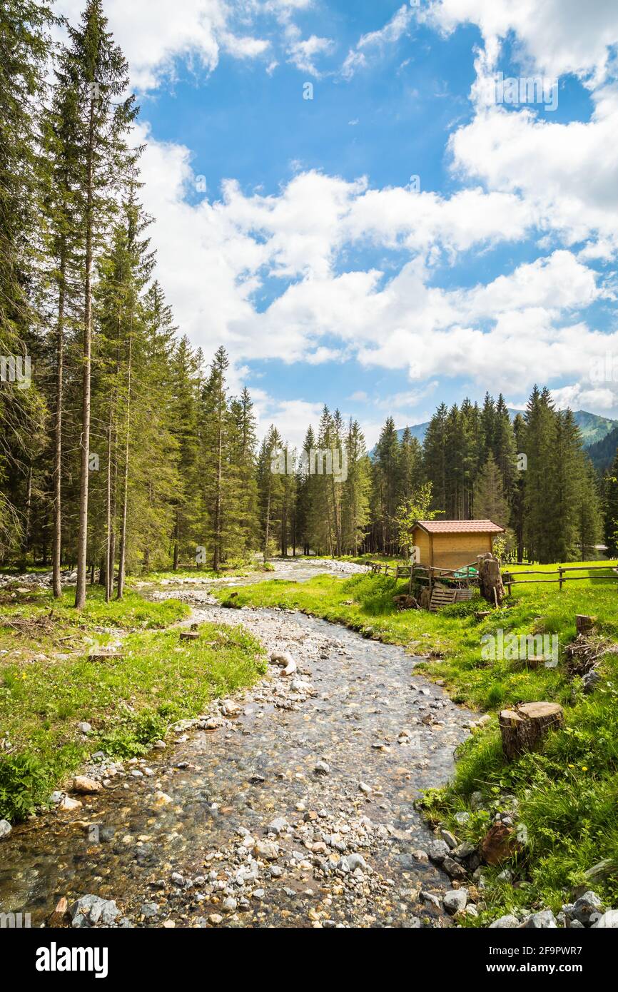 Nature landscape for adventure, hiking and recreational tourism Stock ...