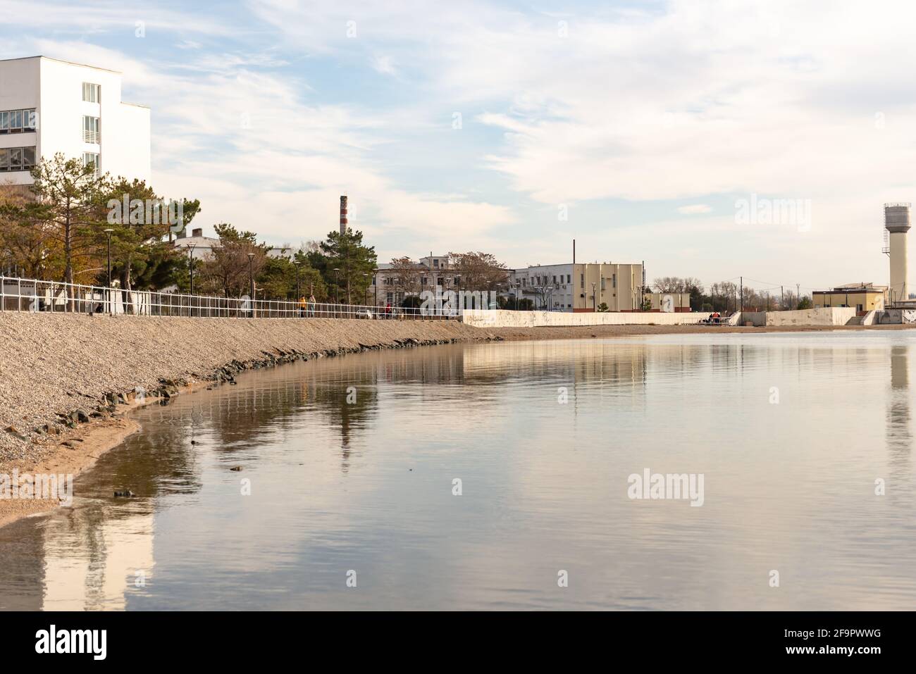Saka Salt Lake. Saki Lake a salt lake on the territory of the city ...