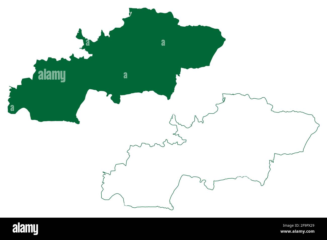 Chamarajanagar district (Karnataka State, Republic of India, Mysore ...