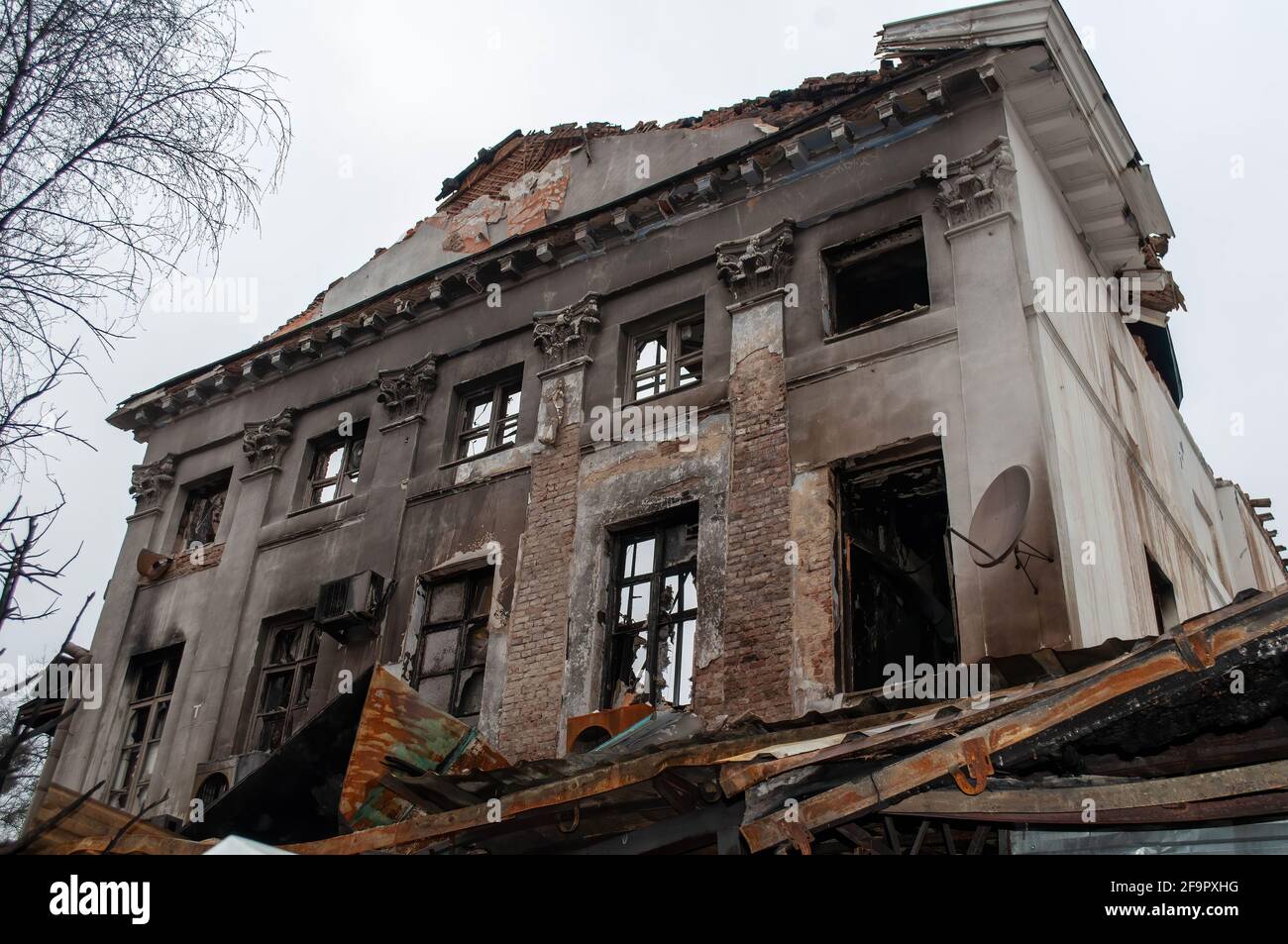 Smoke damage house interior hi-res stock photography and images - Alamy