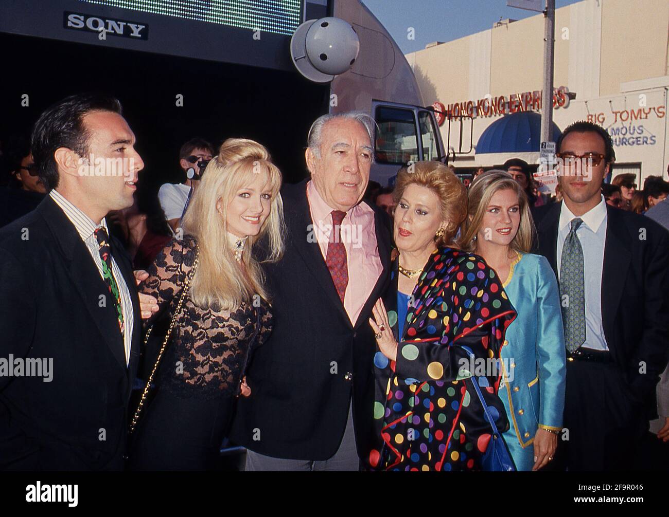 Anthony Quinn and family Circa 1990's Credit: Ralph Dominguez ...