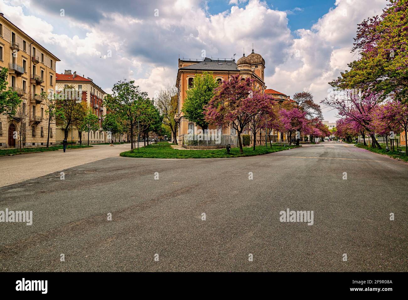 Italy Piedmont Turin - Crocetta Quarter - Liberty House Stock Photo - Alamy