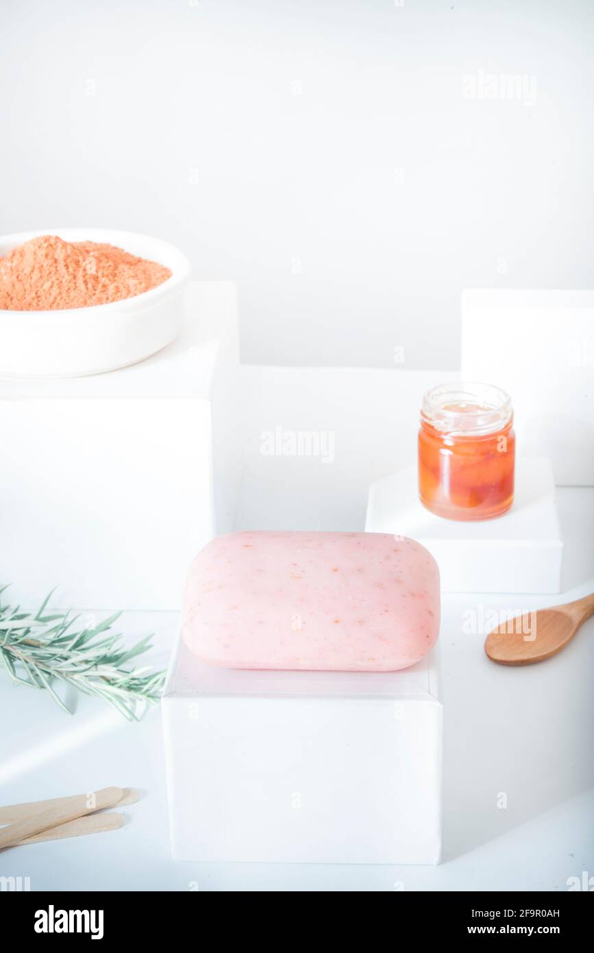 Clay powder soap hi-res stock photography and images - Alamy