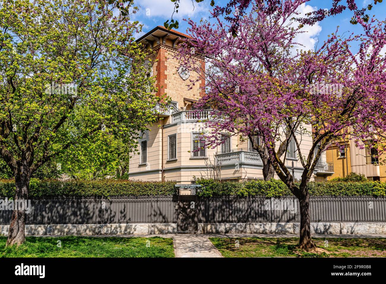 Italy Piedmont Turin - Crocetta Quarter - Liberty House Stock Photo - Alamy