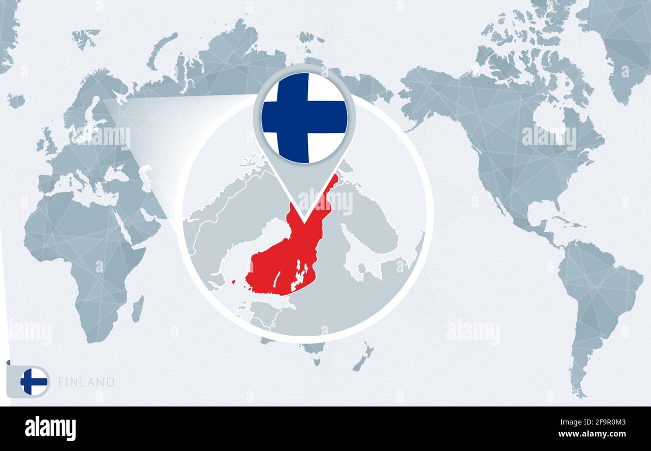 finland location on world map