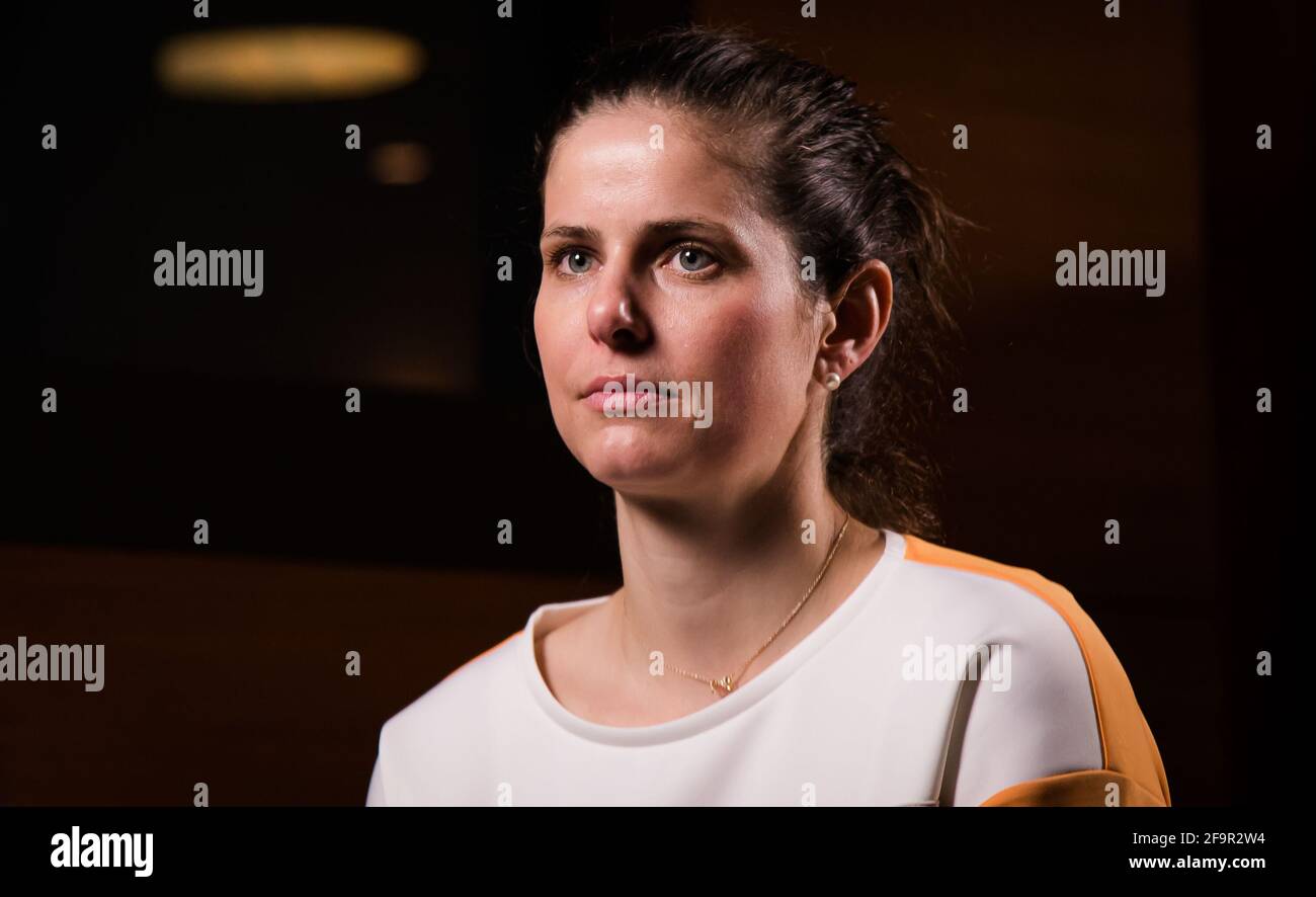 Tennis Player Julia Goerges Germany High Resolution Stock Photography ...