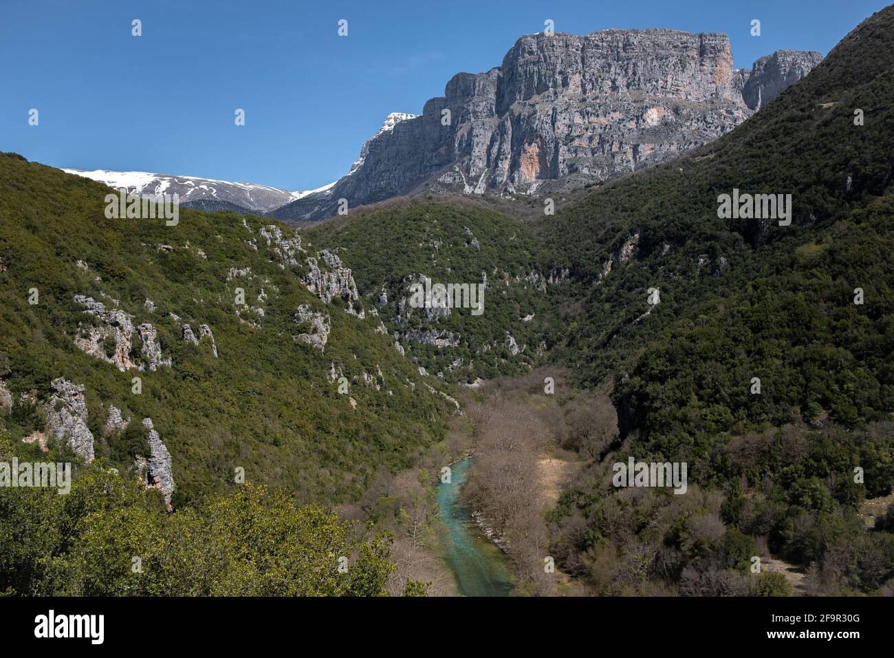 Panorama view vikos gorge hi-res stock photography and images - Alamy
