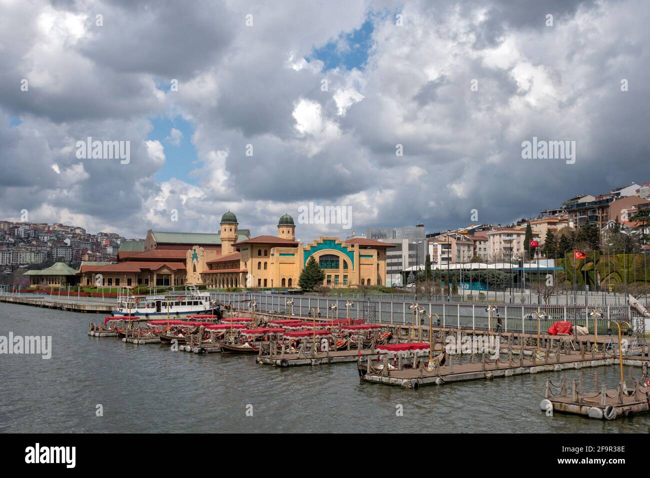 Haliç Congress Center in Beyoglu district of Istanbul, Turkey Stock ...