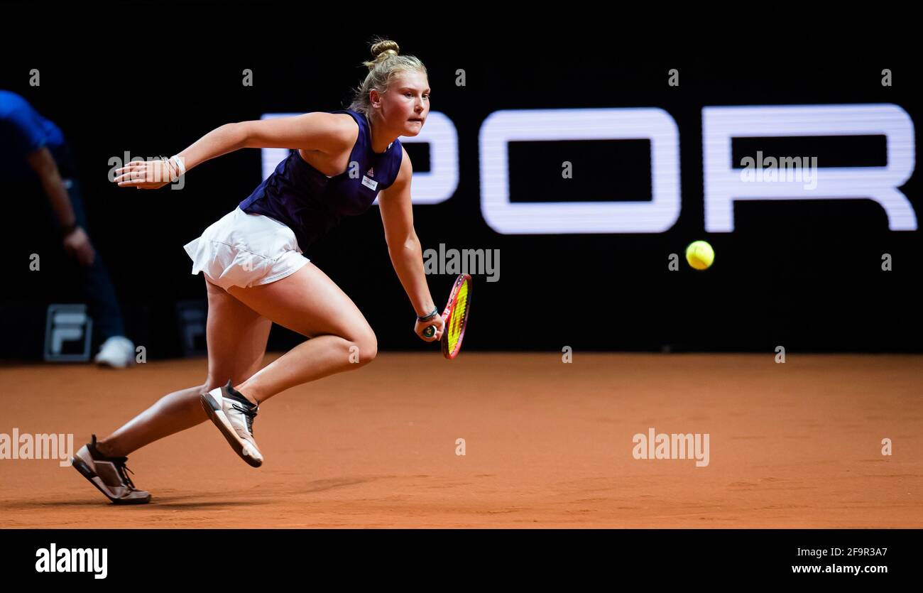 Nastasja Schunk of Germany in action during her first round match of ...
