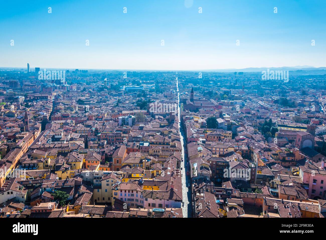 aerial view of Bologna, Italy Stock Photo - Alamy