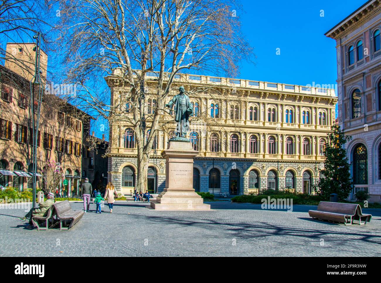 Statue of marco minghetti hi-res stock photography and images - Alamy