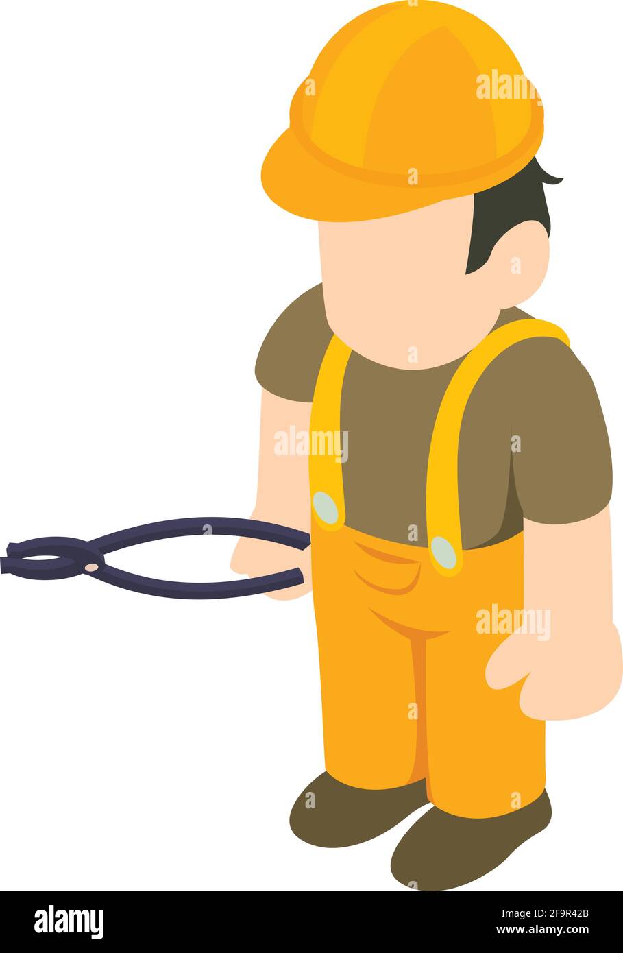 Repairman icon. Isometric illustration of repairman vector icon for web ...
