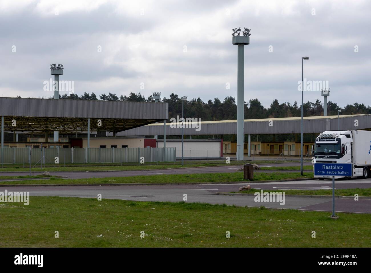 Marienborn, Germany. 18th Apr, 2021. The former Marienborn border ...