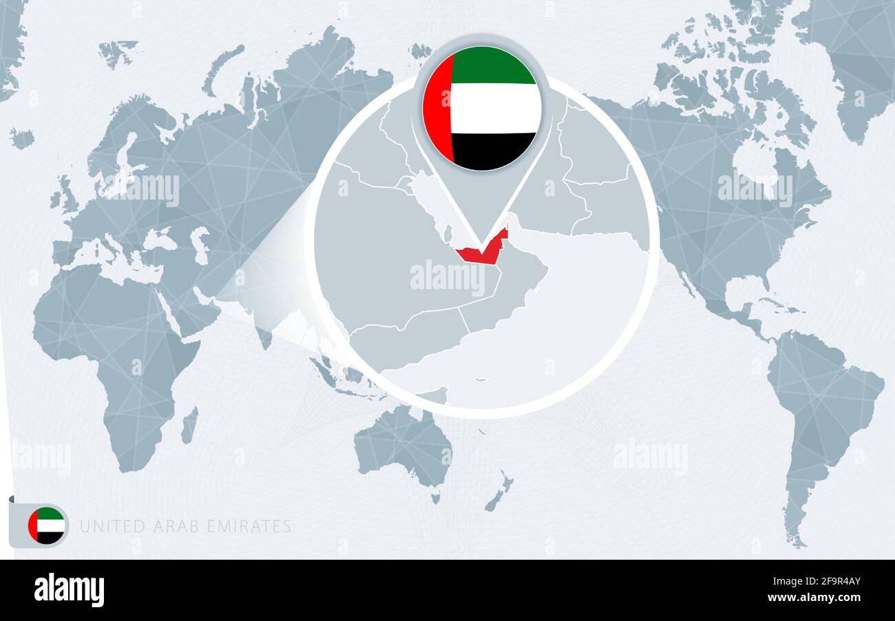 Asia United Arab States Map