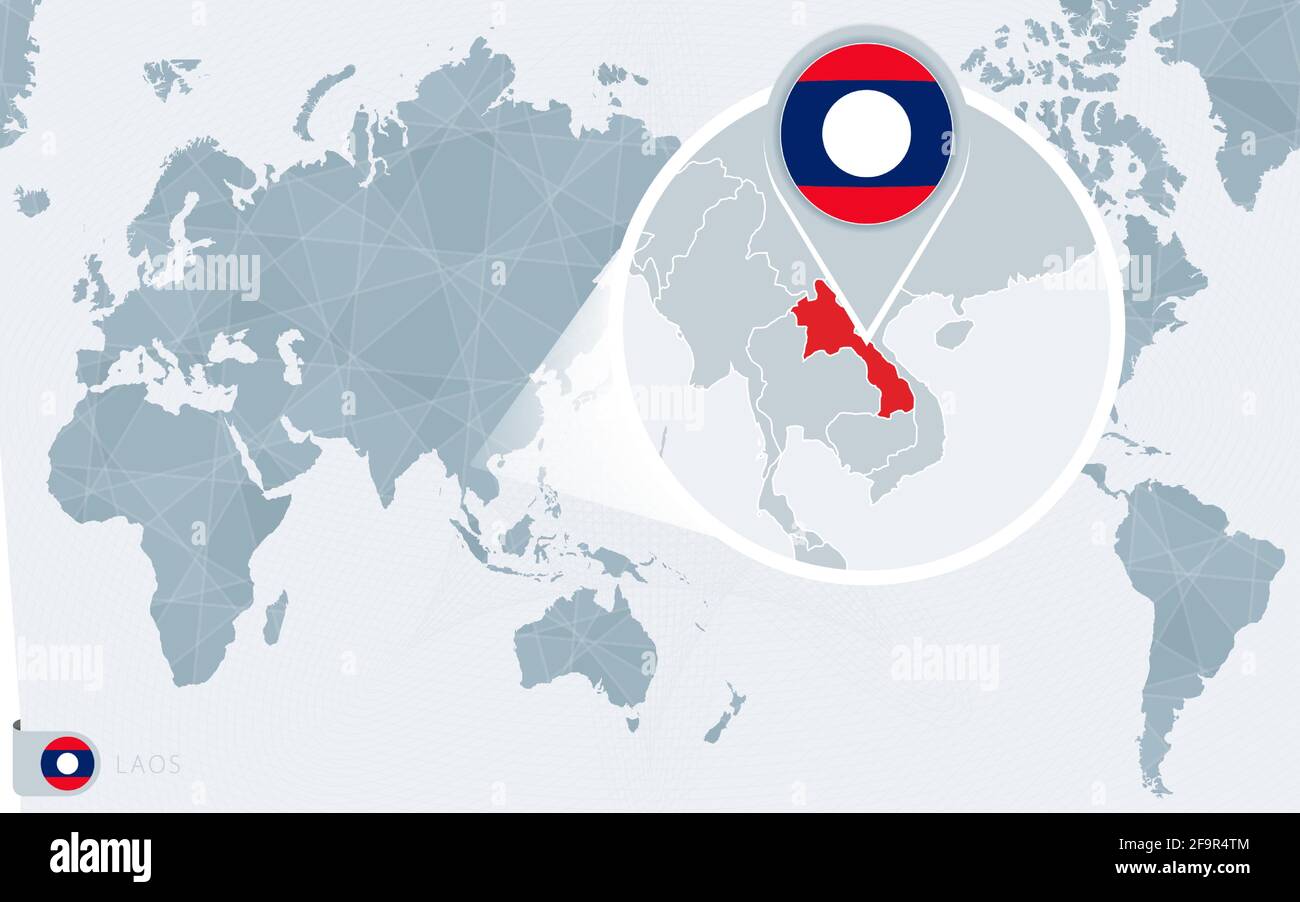 World Laos Map Asia Laos Map And Satellite Image