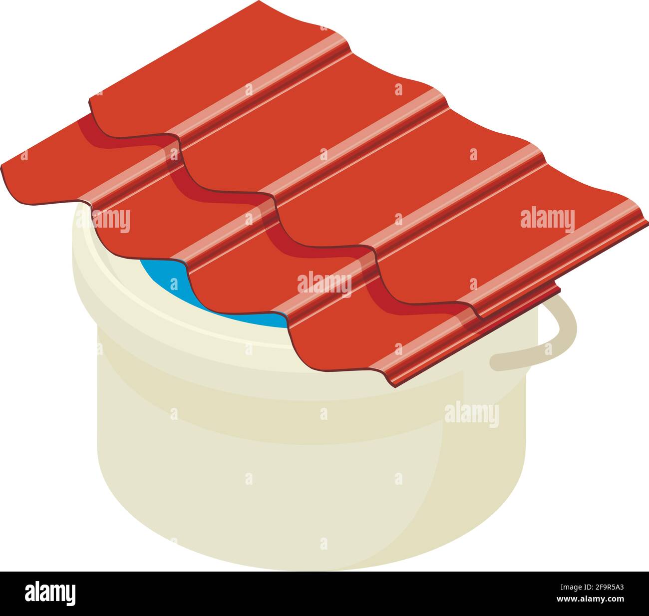 Roofing icon. Isometric illustration of roofing vector icon for web ...