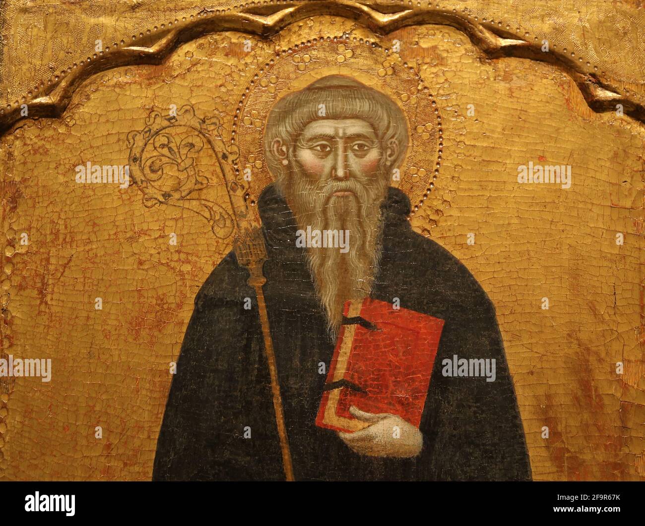 Master of Rubio. Altarpiece of Anthony the Abbot, 1360-1375. Detail ...