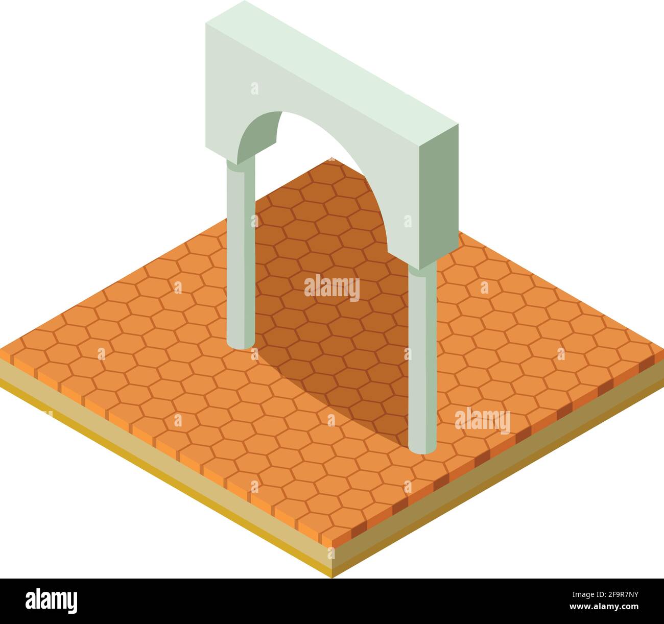 High arch icon. Isometric illustration of high arch vector icon for web ...