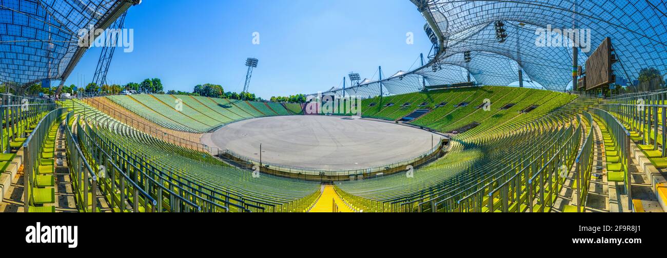 The olympic stadium in munich in Germany Stock Photo - Alamy