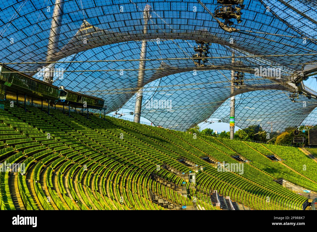 The olympic stadium in munich in Germany Stock Photo - Alamy