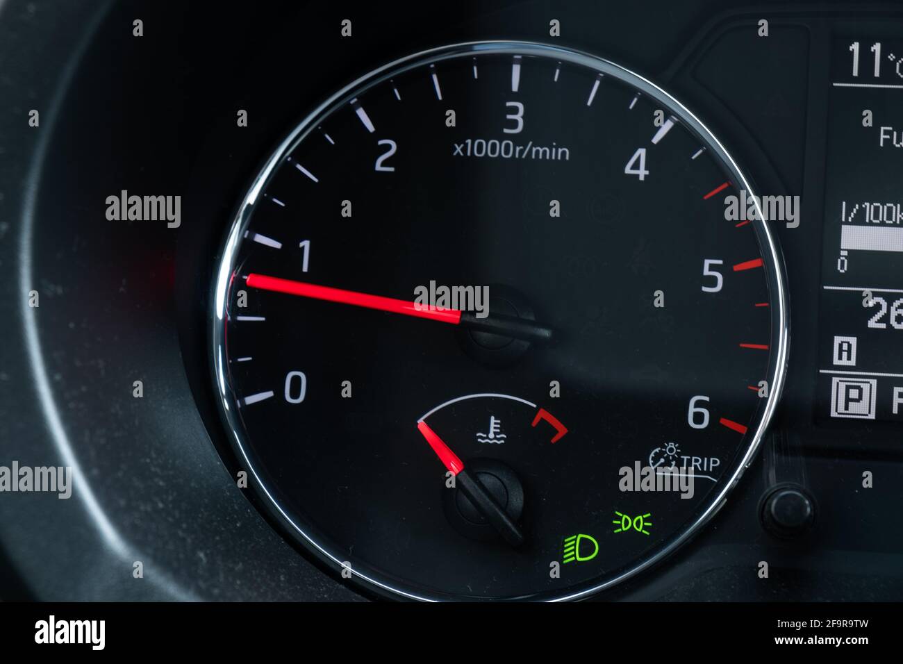 car dashboard close up Stock Photo - Alamy