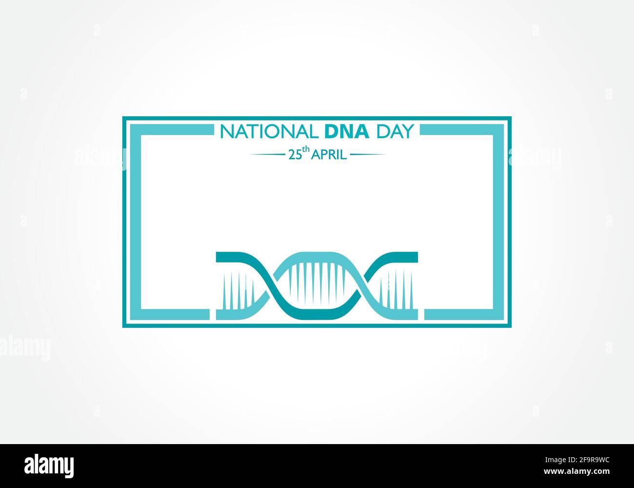 Vector illustration of National DNA day observed on April 25 Stock ...