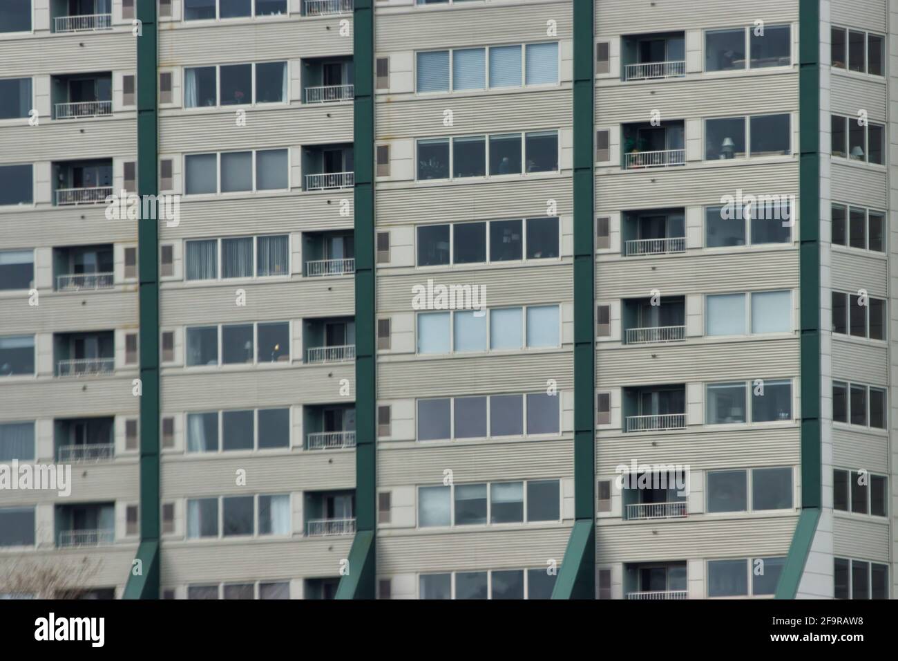 the exterior wall of a large generic office building Stock Photo - Alamy