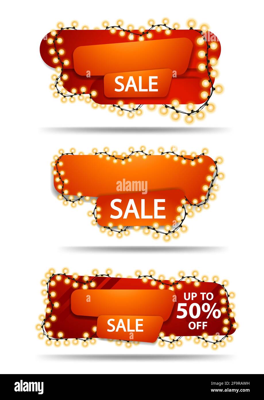 Vector banners on space Cut Out Stock Images & Pictures - Alamy