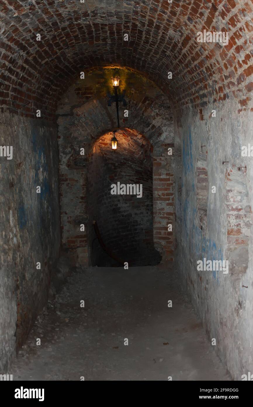 Illuminated catacombs hi-res stock photography and images - Alamy