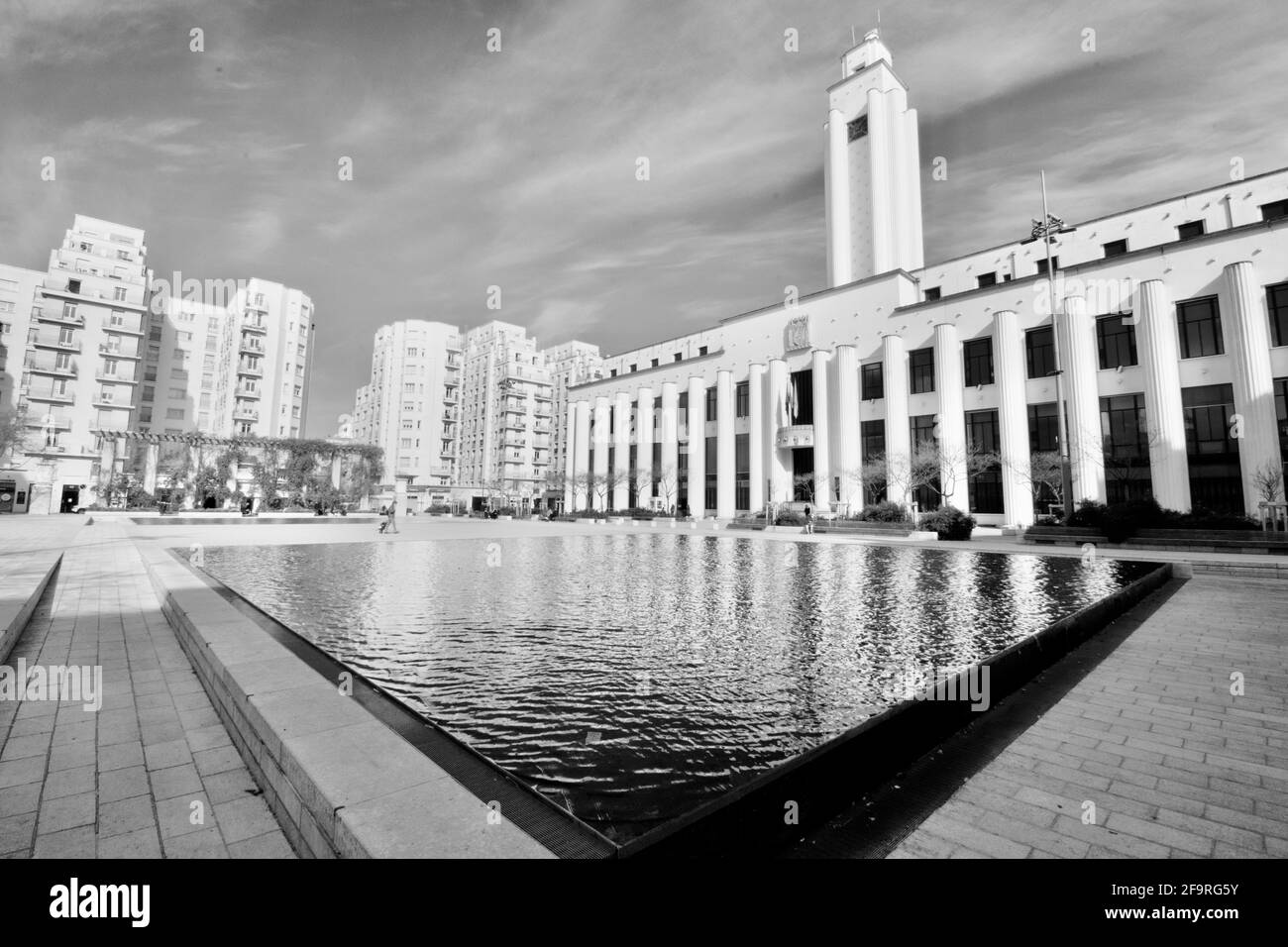 Design new town hall Black and White Stock Photos & Images - Alamy