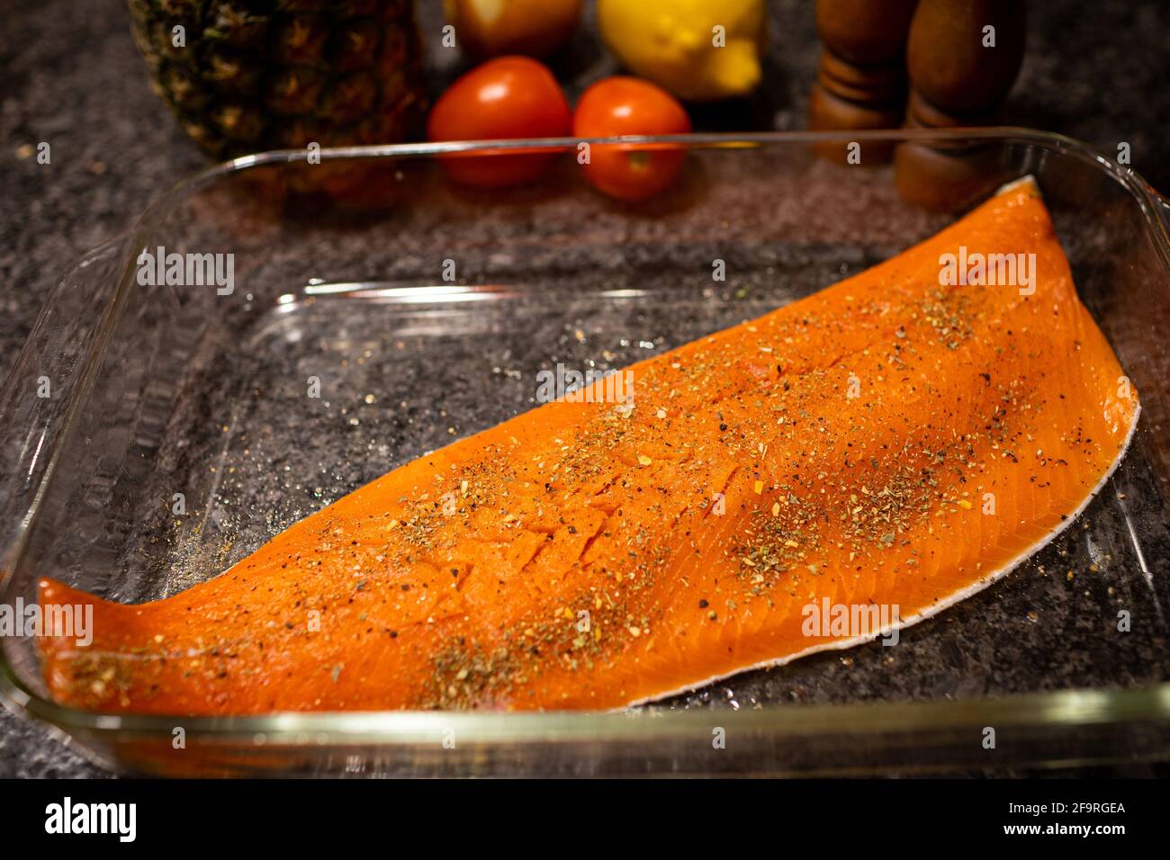 Dish eating fillet fish hi-res stock photography and images - Alamy