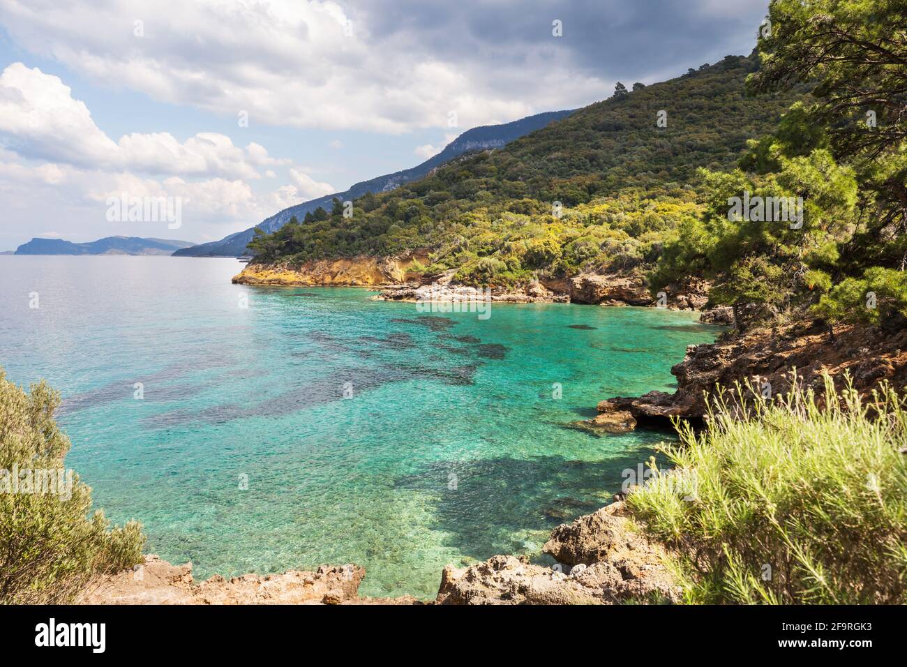 Beautiful sea coast in Turkey Stock Photo - Alamy