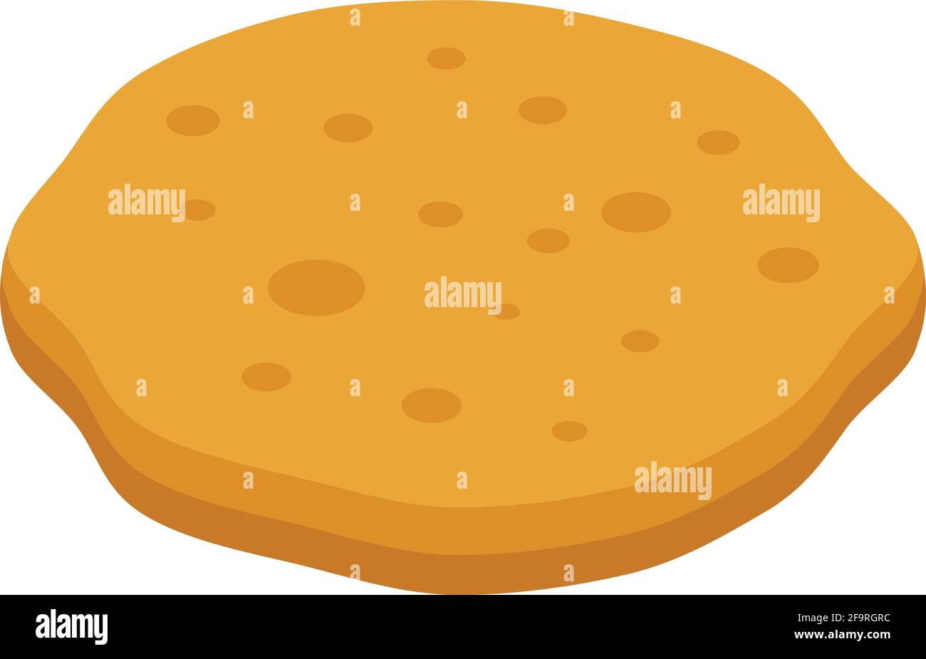 Hot pita bread icon. Isometric of Hot pita bread vector icon for web ...