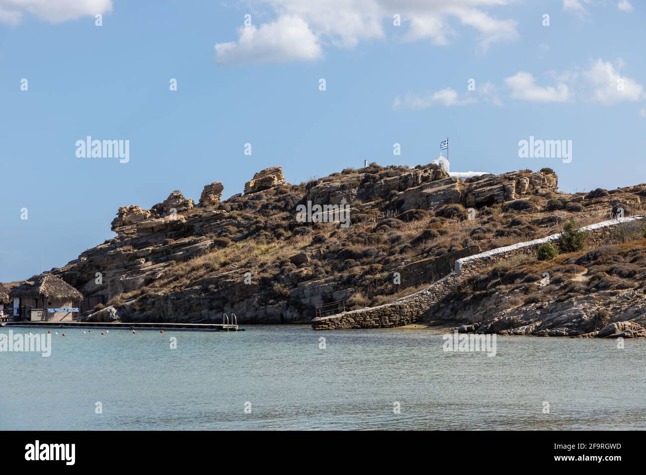 Paros Island, Greece - 27 September 2020: View of the Monastery of ...