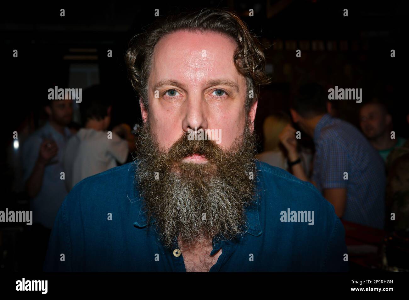 Andrew Weatherall DJing at Outlaws Yacht Club n Leeds Stock Photo - Alamy