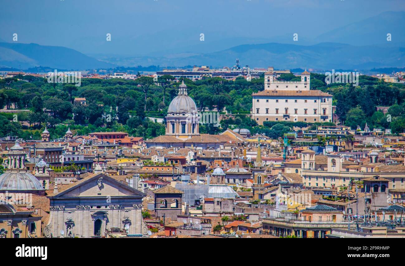 Rome colloseum aerial view hi-res stock photography and images - Alamy